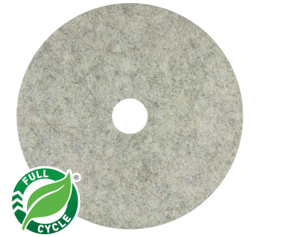 AMERICO Tan Burnishing Pads: 20 in, Combo Fiber, 3000 RPM Max Speed, 5 ...