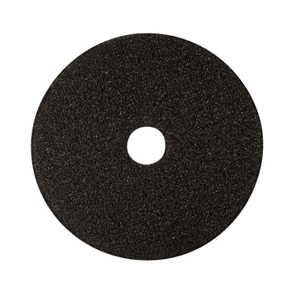 AMERICO Black Stripping Pads: 15 in, Synthetic Fiber, 350 RPM Max Spee ...